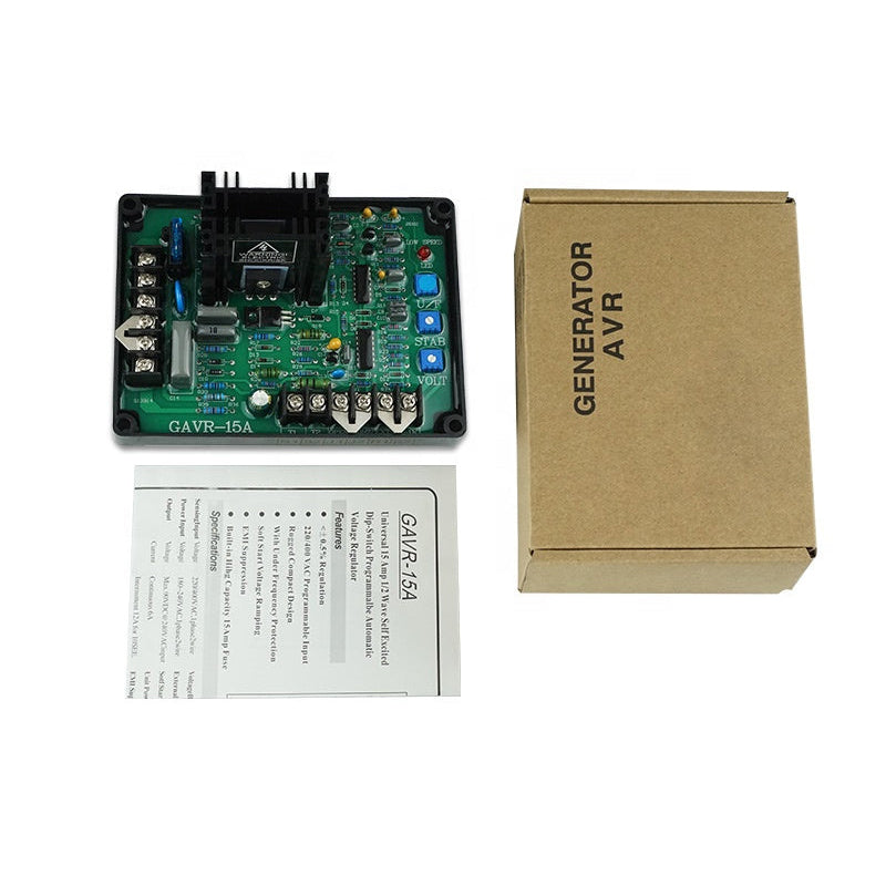 GAVR-15A Generator AVR Automatic Voltage Regulator Diesel Alternator P ...